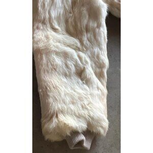 Elam | Jackets & Coats | Vintage Elam White Brown Beige Rabbit Fur Zip ...